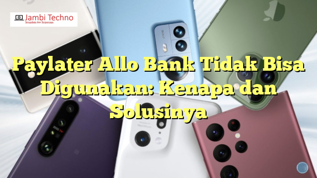 Paylater Allo Bank Tidak Bisa Digunakan: Kenapa dan Solusinya | Jambi Techno